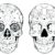 Blank Sugar Skull Template (5) - TEMPLATES EXAMPLE | TEMPLATES EXAMPLE