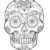 Blank Sugar Skull Template (1) - TEMPLATES EXAMPLE | TEMPLATES EXAMPLE