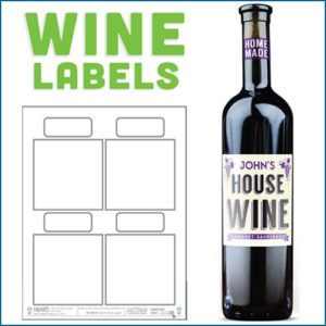 Blank Wine Label Template (1) - TEMPLATES EXAMPLE | TEMPLATES EXAMPLE