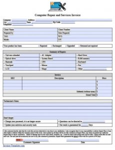 Computer Maintenance Report Template (4) - TEMPLATES EXAMPLE ...
