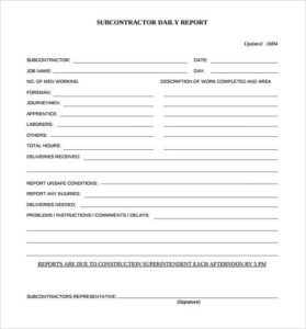 Construction Deficiency Report Template (9) - TEMPLATES EXAMPLE ...