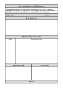 Failure Analysis Report Template (2) - TEMPLATES EXAMPLE | TEMPLATES ...