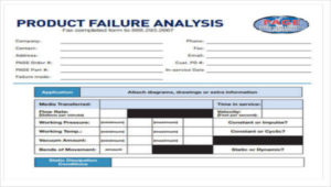Failure Analysis Report Template (5) - TEMPLATES EXAMPLE | TEMPLATES ...