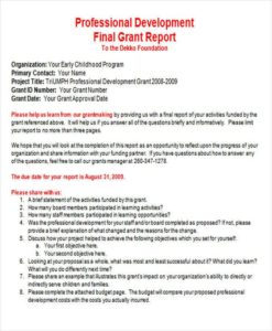 Funding Report Template (8) - TEMPLATES EXAMPLE | TEMPLATES EXAMPLE