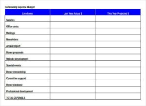 Fundraising Report Template (4) - TEMPLATES EXAMPLE | TEMPLATES EXAMPLE