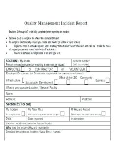 Hazard Incident Report Form Template (5) - TEMPLATES EXAMPLE ...