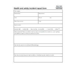 Hazard Incident Report Form Template (6) - TEMPLATES EXAMPLE ...