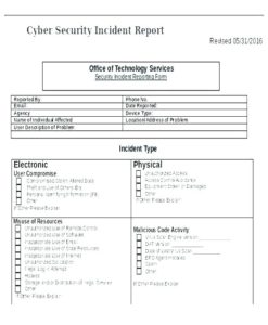 Information Security Report Template (1) - TEMPLATES EXAMPLE ...