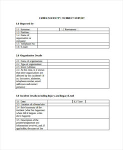 Information Security Report Template (4) - TEMPLATES EXAMPLE ...