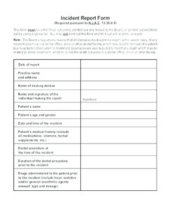 Medication Incident Report Form Template (2) - TEMPLATES EXAMPLE ...