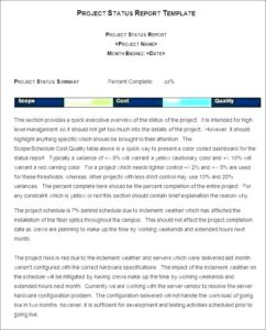 Month End Report Template (8) - TEMPLATES EXAMPLE | TEMPLATES EXAMPLE