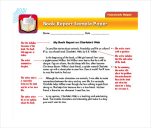 Paper Bag Book Report Template (3) - TEMPLATES EXAMPLE | TEMPLATES EXAMPLE