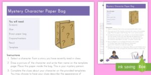 Paper Bag Book Report Template (8) - TEMPLATES EXAMPLE | TEMPLATES EXAMPLE