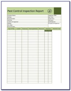 Pest Control Inspection Report Template (7) - TEMPLATES EXAMPLE ...