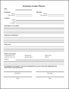 Police Incident Report Template (4) - TEMPLATES EXAMPLE | TEMPLATES EXAMPLE
