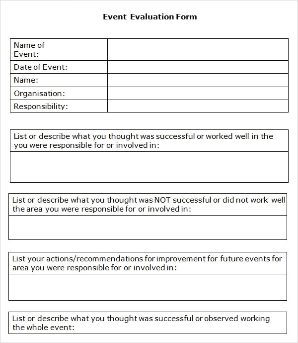 Post Event Evaluation Report Template 4 TEMPLATES EXAMPLE Post Event Evaluation Report Template 4 TEMPLATES EXAMPLE