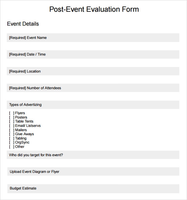 Post Event Evaluation Report Template TEMPLATES EXAMPLE TEMPLATES Post Event Evaluation Report Template TEMPLATES EXAMPLE TEMPLATES