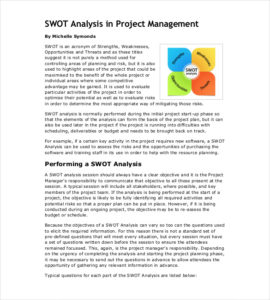 Project Analysis Report Template (5) - TEMPLATES EXAMPLE | TEMPLATES ...