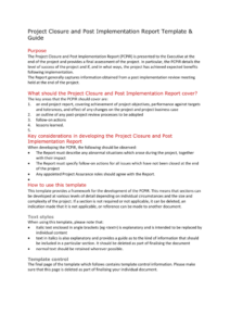 Project Implementation Report Template (1) - TEMPLATES EXAMPLE ...