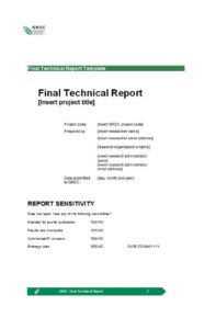 Research Project Report Template (6) - TEMPLATES EXAMPLE | TEMPLATES ...