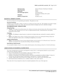 Roof Inspection Report Template (5) - TEMPLATES EXAMPLE | TEMPLATES EXAMPLE