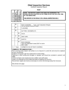 Roof Inspection Report Template (6) - TEMPLATES EXAMPLE | TEMPLATES EXAMPLE