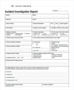 Sample Fire Investigation Report Template (8) - TEMPLATES EXAMPLE ...