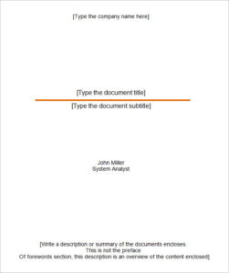 Technical Report Cover Page Template (1) - TEMPLATES EXAMPLE ...
