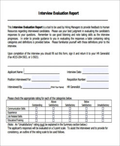 Training Evaluation Report Template (2) - TEMPLATES EXAMPLE | TEMPLATES ...