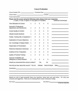 Training Evaluation Report Template (8) - TEMPLATES EXAMPLE | TEMPLATES ...