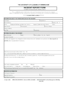 Vehicle Accident Report Form Template (6) - TEMPLATES EXAMPLE ...