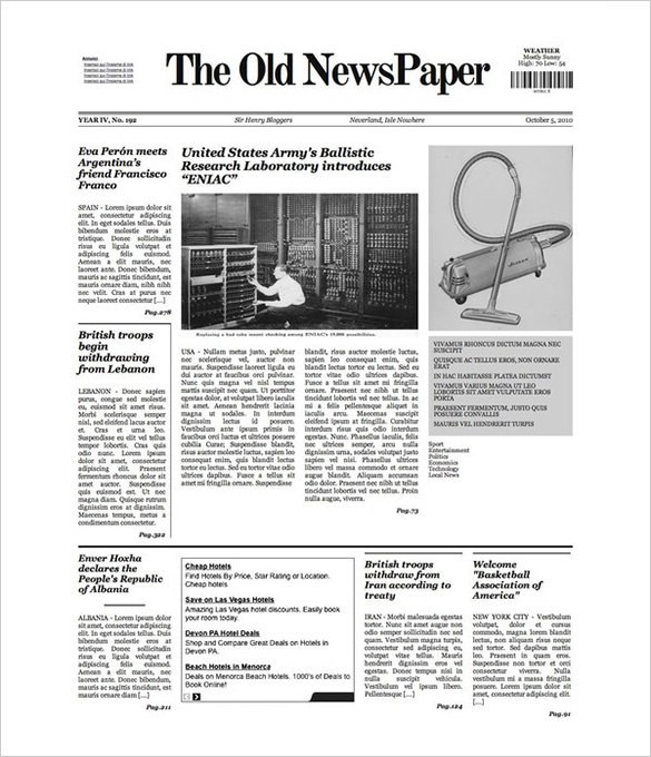 Newspaper Article Template For Students Archives TEMPLATES EXAMPLE 
