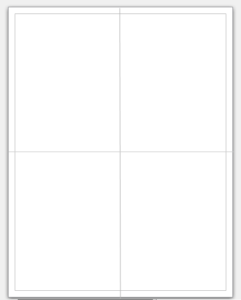 Blank Quarter Fold Card Template (4) - TEMPLATES EXAMPLE | TEMPLATES ...