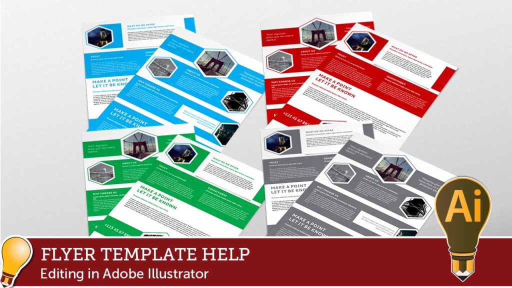 Brochure Templates Adobe Illustrator (4) - TEMPLATES EXAMPLE ...