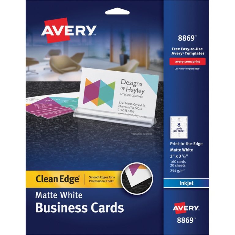 Business Card Templates Avery (4) - TEMPLATES EXAMPLE | TEMPLATES EXAMPLE