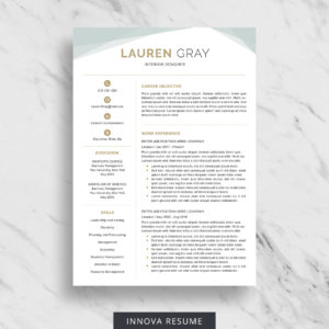 Cv Templates Etsy (2) - TEMPLATES EXAMPLE | TEMPLATES EXAMPLE