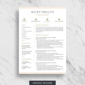 Cv Templates Etsy (6) - TEMPLATES EXAMPLE | TEMPLATES EXAMPLE