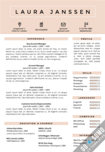 Cv Templates Hloom (2) - TEMPLATES EXAMPLE | TEMPLATES EXAMPLE