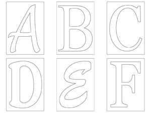 Free Printable Letter A Templates (3) - TEMPLATES EXAMPLE | TEMPLATES ...