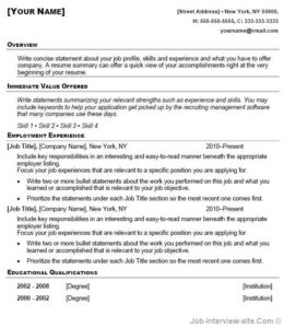 Resume Templates Copy And Paste (7) - TEMPLATES EXAMPLE | TEMPLATES EXAMPLE