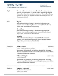Resume Templates Copy And Paste (9) - TEMPLATES EXAMPLE | TEMPLATES EXAMPLE