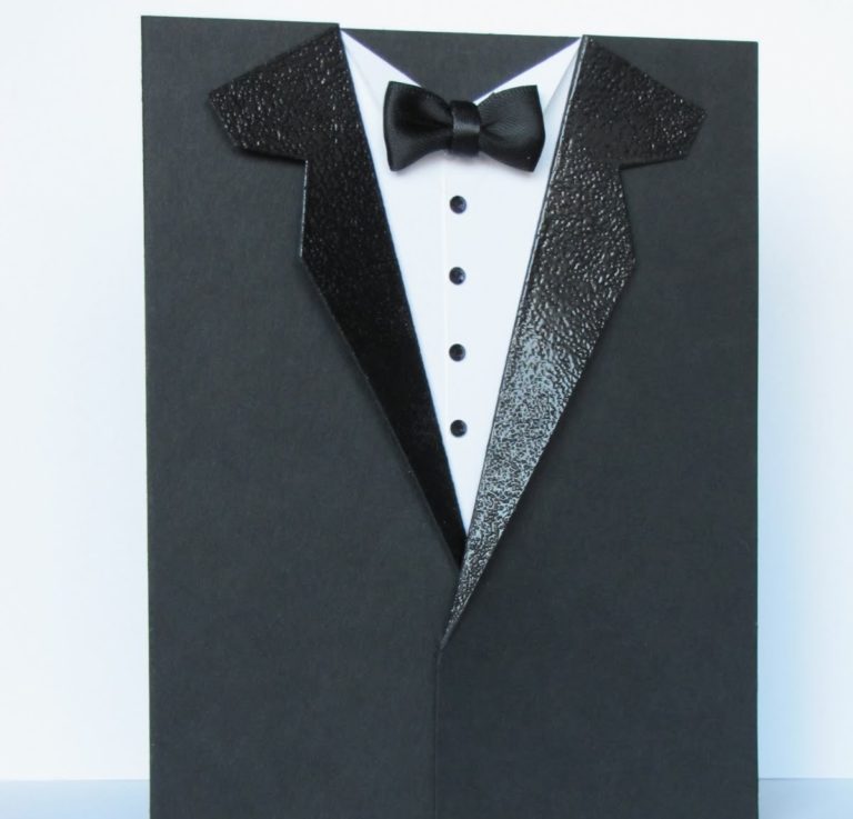 Tuxedo Card Templates And Instructions (2) - TEMPLATES EXAMPLE ...