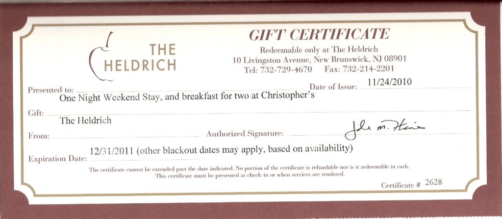 Hotel Gift Certificate Template (3) - TEMPLATES EXAMPLE | TEMPLATES EXAMPLE