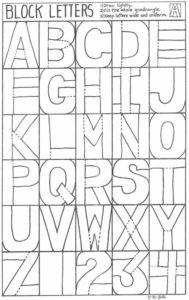 Letter Drawing Templates (6) - TEMPLATES EXAMPLE | TEMPLATES EXAMPLE