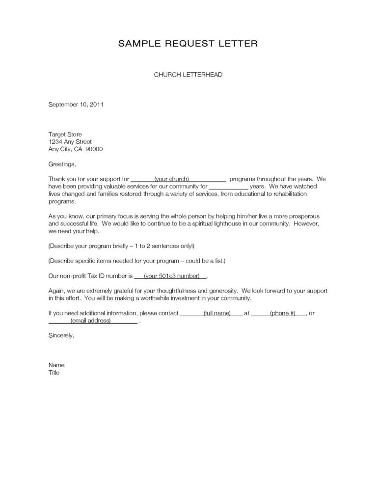 Letter Template Asking For Help (6) - TEMPLATES EXAMPLE | TEMPLATES EXAMPLE