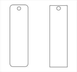 Free Blank Bookmark Templates To Print (7) - TEMPLATES EXAMPLE ...