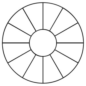 Blank Color Wheel Template (4) - TEMPLATES EXAMPLE | TEMPLATES EXAMPLE