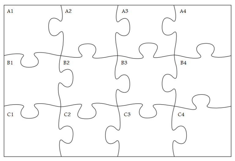 Blank Jigsaw Piece Template - TEMPLATES EXAMPLE | TEMPLATES EXAMPLE