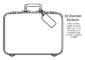Blank Suitcase Template (2) - TEMPLATES EXAMPLE | TEMPLATES EXAMPLE