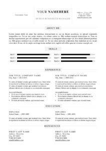Resume Templates Docx (2) - TEMPLATES EXAMPLE | TEMPLATES EXAMPLE
